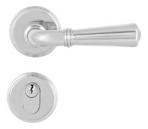 FECHADURA 620 EXTERNA ST55EVO ROS 306 LATÃO ACETINADO LA FONTE