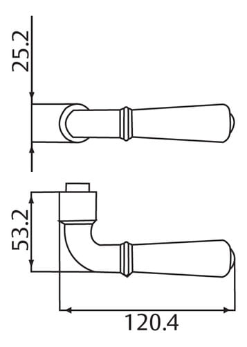 Fechadura 620 externa st55evo ros 306 latão acetinado la Fonte ...