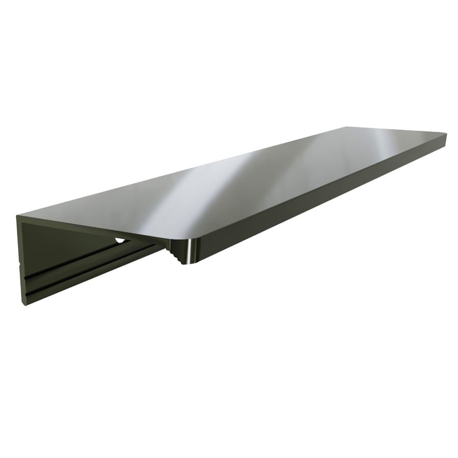 Puxador cielo sobrepor rm-378 200mm acabamento inox polido Rometal ...