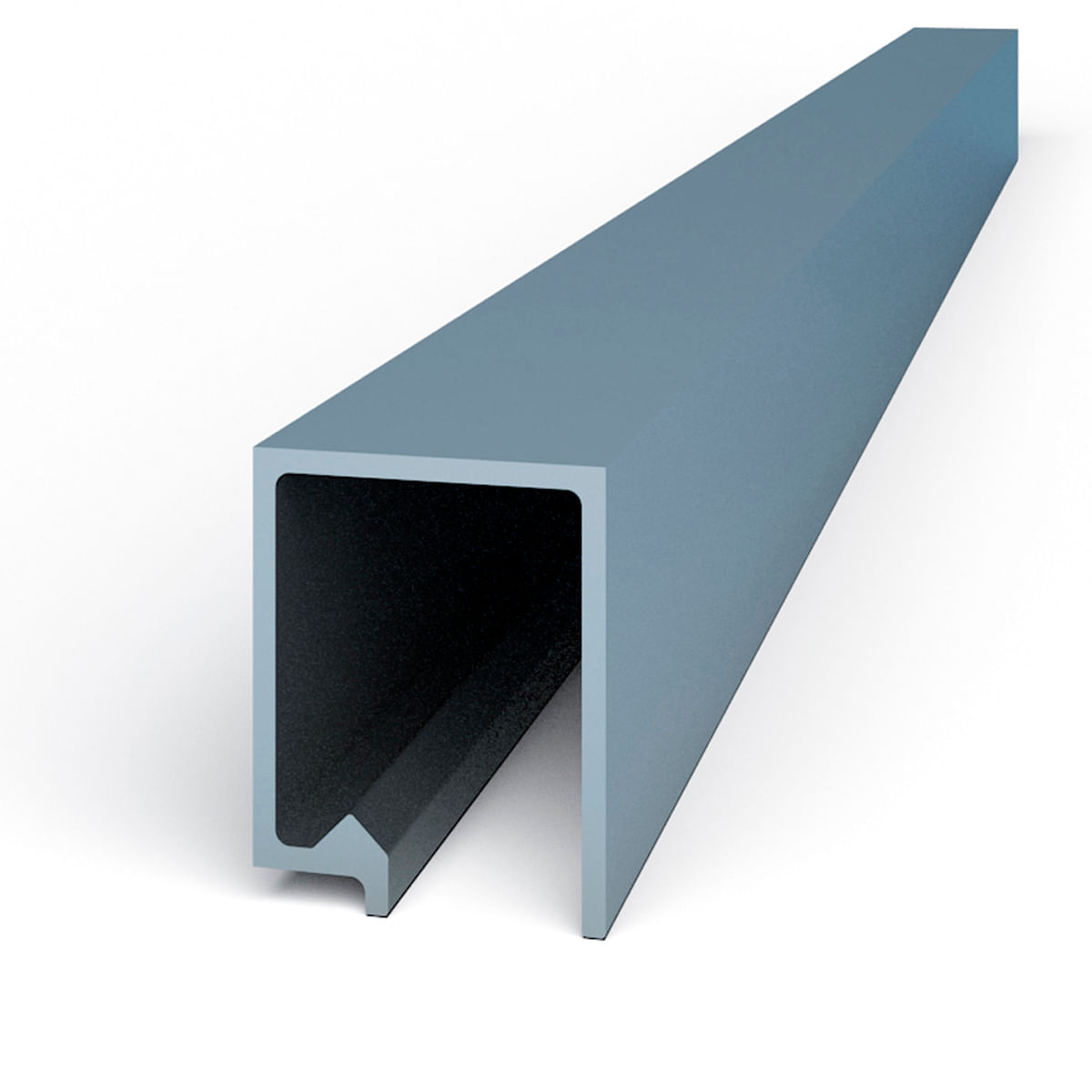 Trilho pl2550 3 metros alumínio fosco gran Casa - Ferragens Floresta